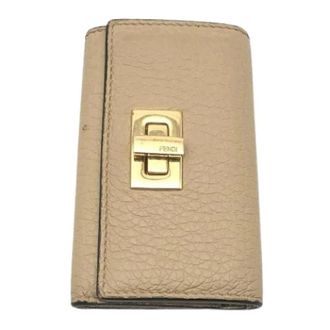 Fendi Pre-owned Schl&uuml;sseletui - - Pre-owned - Damen - Beige - ONE SIZE