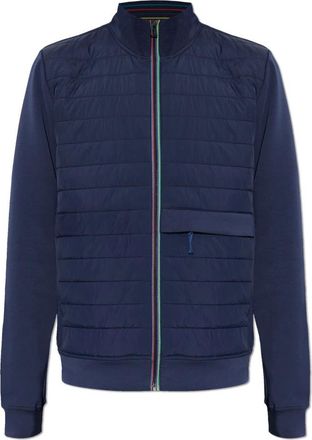 Paul Smith Homme, Vestes, Bleu, Taille: XL SweaT-shirt &agrave; col roul&eacute; avec devant matelass&eacute;