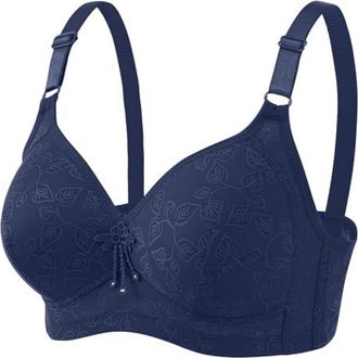 Generic Soutien-gorge push-up sans fil pour femme - Soutien-gorge push-up confortable sans fil avec bretelles r&eacute;glables - Brassi&egrave;re douce et respirante - Couv