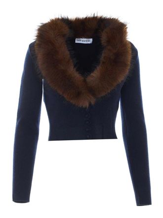Self Portrait Cardigan - Blau