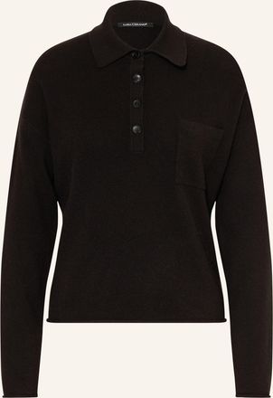 Luisa Cerano Luisa Cerano Strick-Poloshirt braun