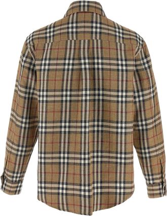 Burberry Burberry Check Double Face Shirt - Beige