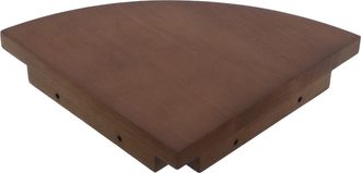 Healifty Schwebendes Eckregal: Wandmontierte, schwebende Holzregale - f&auml;cherf&ouml;rmiges Aufbewahrungssystem f&uuml;r die Wohnzimmergestaltung