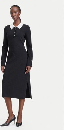 Karl Lagerfeld Strickkleid B4W13054 Schwarz Regular Fit