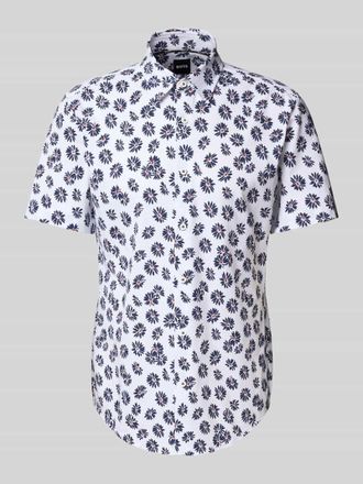 HUGO BOSS Slim Fit Freizeithemd mit Kentkragen Modell ROAN