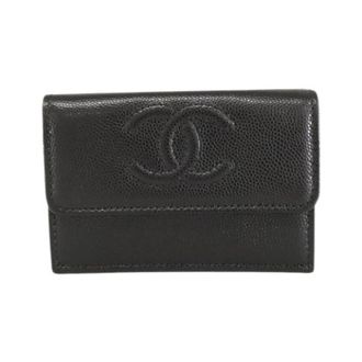 Chanel Pre-owned Caviar Skin Wallet - - Pre-owned - Damen - Schwarzk - ONE SIZE