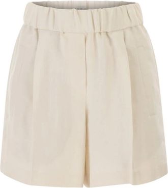 Brunello Cucinelli Damen, Shorts, Beige, XSGr&ouml;&szlig;e
