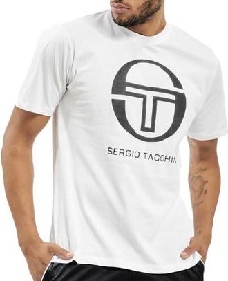 Sergio Tacchini T-Shirt Blanc Homme Stadium Blanc M