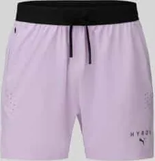 Puma Regular Fit Sportshorts mit Label-Print