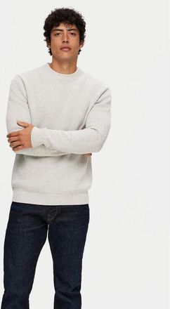 Selected Pullover Dane 16092599 Grau Regular Fit