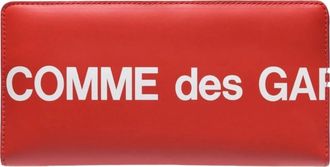 Comme Des Garçons Portemonnaie - Logo Wallet - Red - Gr. unisize - in Rot - für Damen