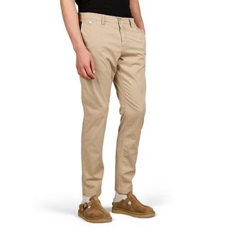 Replay Pantalon uni en coton m&eacute;lang&eacute;