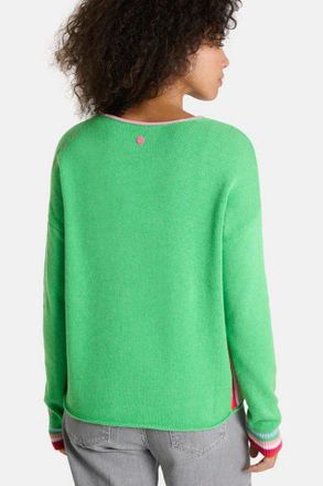 Lieblingsst&uuml;ck Rundhalspullover Strickpullover Damen - MARA - apple green
