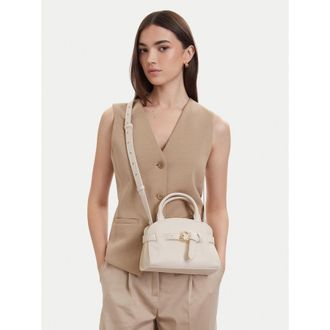 Coccinelle Handtasche Coccinelle TLA Coccinelle Sabine E1 TLA 18 03 01 Creme