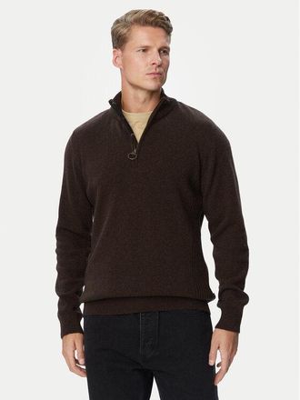 Barbour Pullover Holden MKN0837BR17 Dunkelbraun Regular Fit