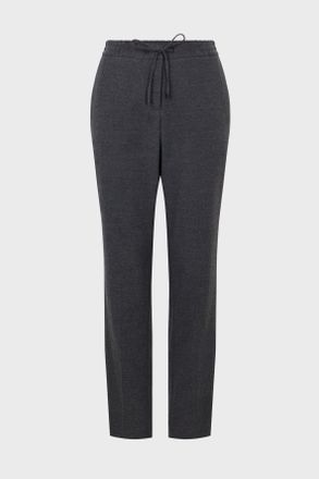Gerard Darel Pantalon en laine fine &eacute;lastiqu&eacute; &agrave; la taille - ELINDA - anthracite