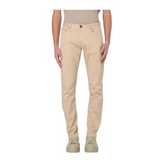 Emporio Armani Homme, Pantalons, Beige, Taille: W30 Jean Slim Fit Moderne