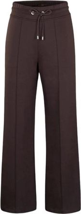 Moorer Femme, Pantalons, Brun, Taille: 40 FR Bayonne Jogger Pants