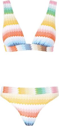 Missoni Femme, Maillots de bain, Multicolore, Taille: 36 FR Zigzag Bikini