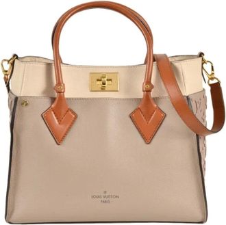 Louis Vuitton Pre-owned Cuir sacs-louis-vuitton - Femme - Pre-owned - Beige - Taille: ONE Size