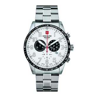 Swiss Alpine Military Homme, Accessoires, Gris, Taille: ONE Size Montre