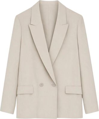 iBlues Femme, Vestes, Blanc, Taille: 40 FR Zannata Double-Breasted Blazer