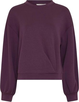 Moss Copenhagen Ima Q Sweatshirt - - Sweatshirts & Hoodies - Damen - Lila - S/M