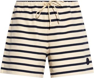 Moncler Femme, Shorts, Beige, Taille: 36 FR Striped Shorts
