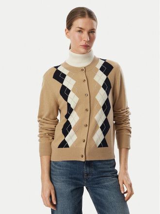 Barbour Strickjacke Mariana LKN1823BE93 Beige Regular Fit