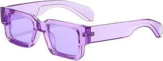 Generic Lunettes De Soleil &Agrave; Petite Monture Carr&eacute;e For Hommes Et Femmes, UV400, Sport De Conduite(Purple)