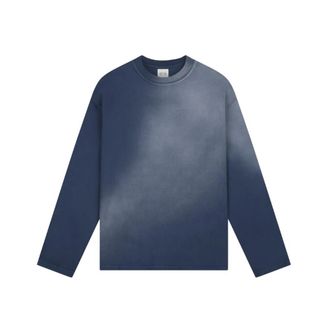 Arte Stencil Sunfade Longsleeve - - Tops - Herren - Blau - S