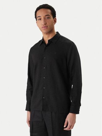 Calvin Klein Hemd LV04LE125G Schwarz Regular Fit