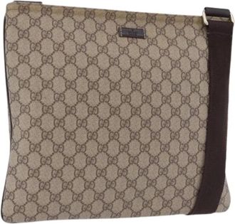 Gucci Sac bandouli&egrave;re vintage GG Canvas Pre-owned - Femme - Pre-owned - Brun - Taille: ONE Size