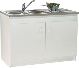Neova Meuble sous-&eacute;vier m&eacute;lamin&eacute; SIMHYDRO 2 portes 900X600mm - N&Eacute;OVA - S12N42090H