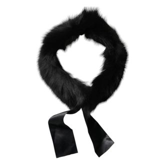 Dolce & Gabbana Femme, Accessoires, Noir, Taille: ONE Size Neck Scarf