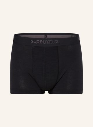 super.natural Funktionsw&auml;sche-Boxershorts tundra175 Boxer Mit Merinowolle schwarz