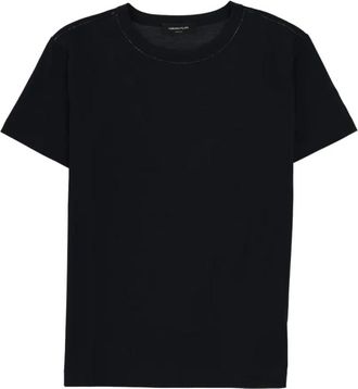 Fabiana Filippi Femme, Tops, Noir, Taille: 36 FR Jersey T-shirt