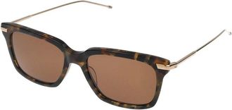 Thom Browne unisex, Accessoires, Jaune, Taille: 51 MM Lunettes de soleil rectangulaires