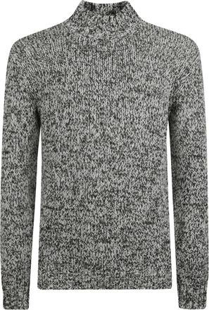 Tagliatore Pullover mit Stehkragen - Grau