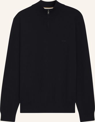HUGO BOSS Pullover Padro-L Regular Fit blau
