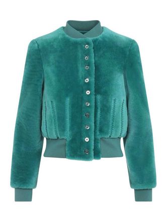 Alexander McQueen Bomberjacke - Hellblau