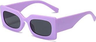 Generic Lunettes de soleil tendance à monture carrée pour hommes et femmes en plein air soleil ombrage vacances fête (couleur : I, taille : moyen) 2026