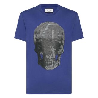 Philipp Plein Herren, Oberteile, Blau, MGr&ouml;&szlig;e