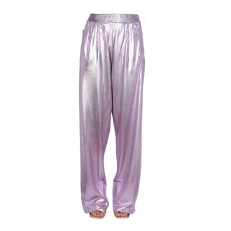 Tom Ford Femme, Pantalons, Violet, Taille: 40 FR Pantalon Large