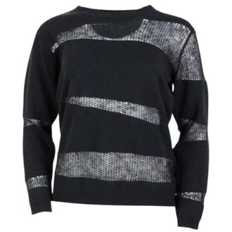 Fabiana Filippi Femme, Tops, Noir, Taille: 36 FR Pulls Noirs pour Femmes