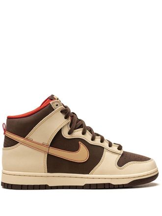 Nike baskets montantes Dunk Baroque Brown - Marron