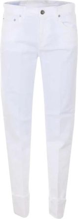 Dondup Femme, Pantalons, Blanc, Taille: W29 Coco Slim Jeans