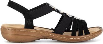 Rieker Sandalen 60875-00 Schwarz