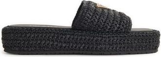Prada Mules &agrave; plateforme en crochet