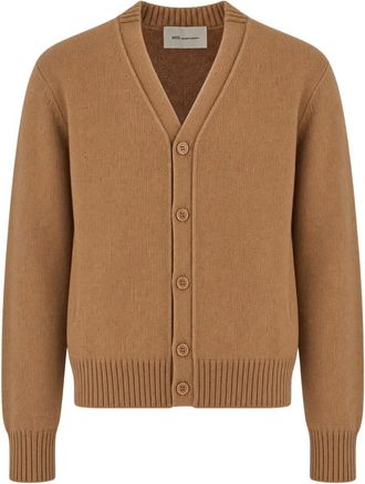 Ami Cardigan De Coeur - Homme - Pulls - Brun - Taille: M